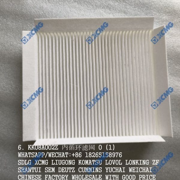 XCMG EXCAVATOR PARTS KK08A002Z A/C AIR FILTER 803547419 803543437 ...