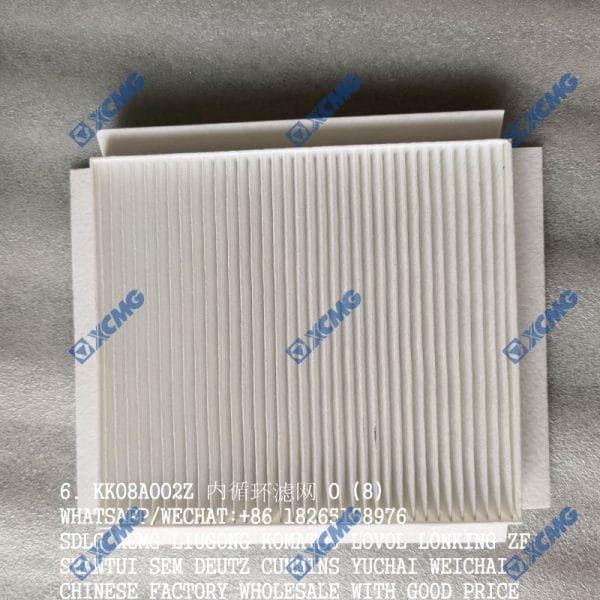 XCMG EXCAVATOR PARTS KK08A002Z A/C AIR FILTER 803547419 803543437 ...