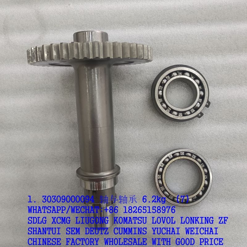 30309000094 shaft gear and bearing for SDLG wheel loader spare parts ...